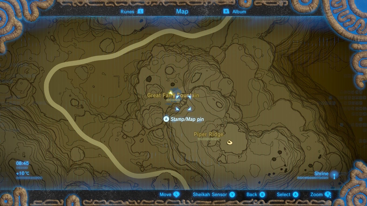 Zelda Breath Of The Wild Great Fairy Fountain Locations All Great