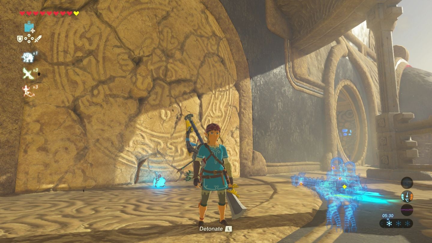 Zelda: Breath of the Wild - Vah Naboris dungeon, all terminal solutions ...