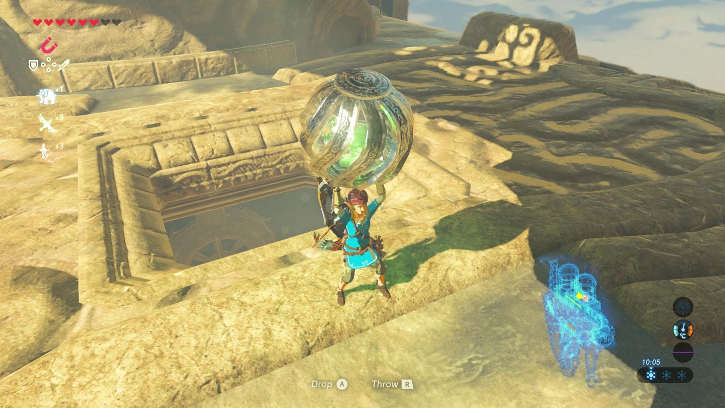 Zelda: Breath of the Wild - Vah Naboris dungeon, all terminal solutions ...