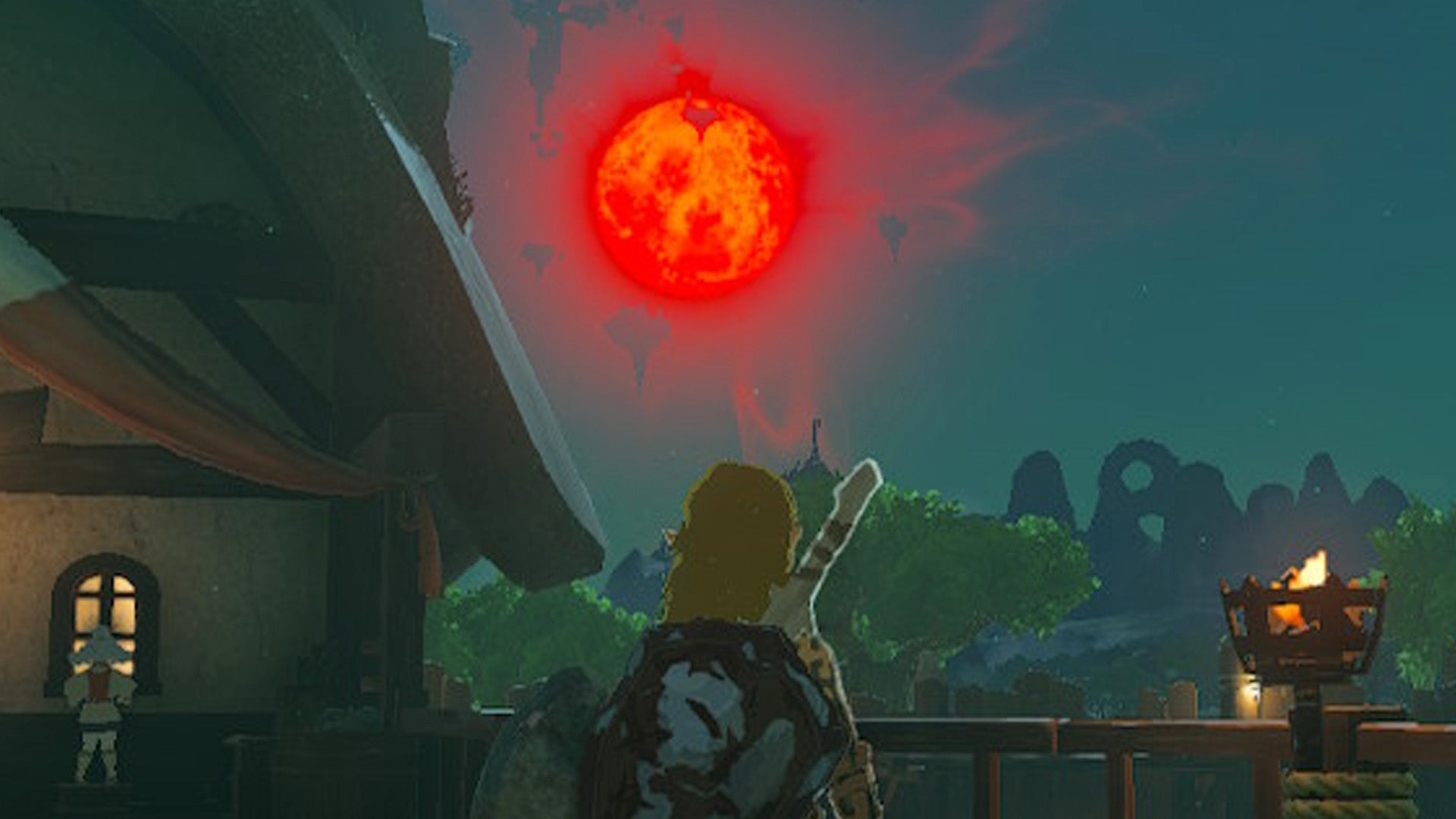 Zelda: Tears of the Kingdom - Blood Moon, czerwony księżyc | Eurogamer.pl