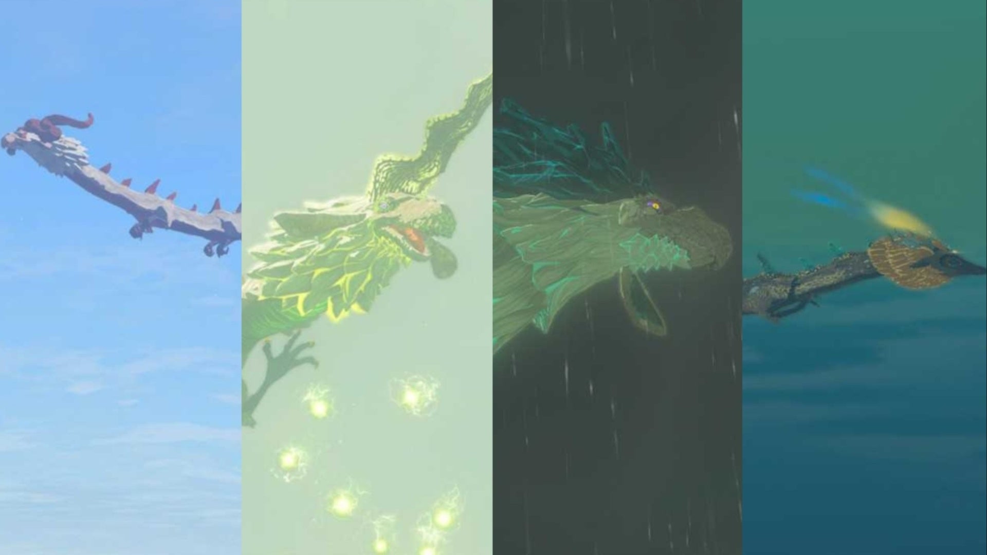 Zelda Dragon Dragon Locations And Paths In Zelda: TOTK | Polygon