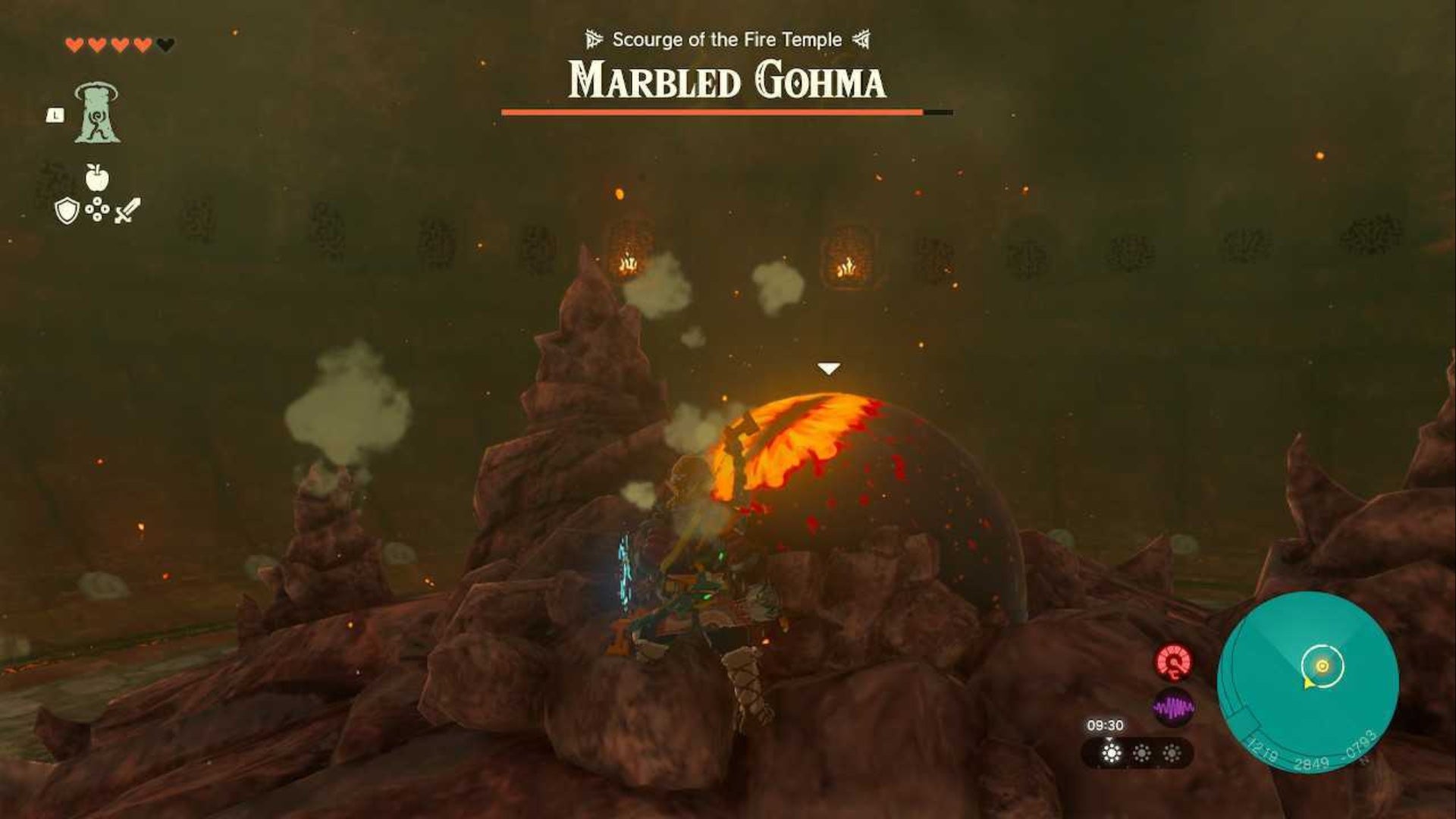 How to beat Marbled Gohma boss in Zelda Tears of the Kingdom ...