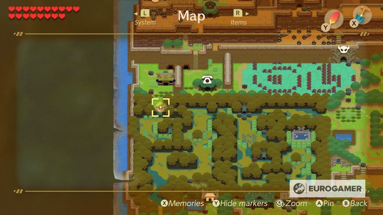 Zelda: Link's Awakening Secret Seashell locations and how to get ...