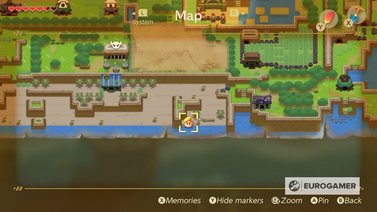 Zelda: Link's Awakening Secret Seashell locations and how to get ...