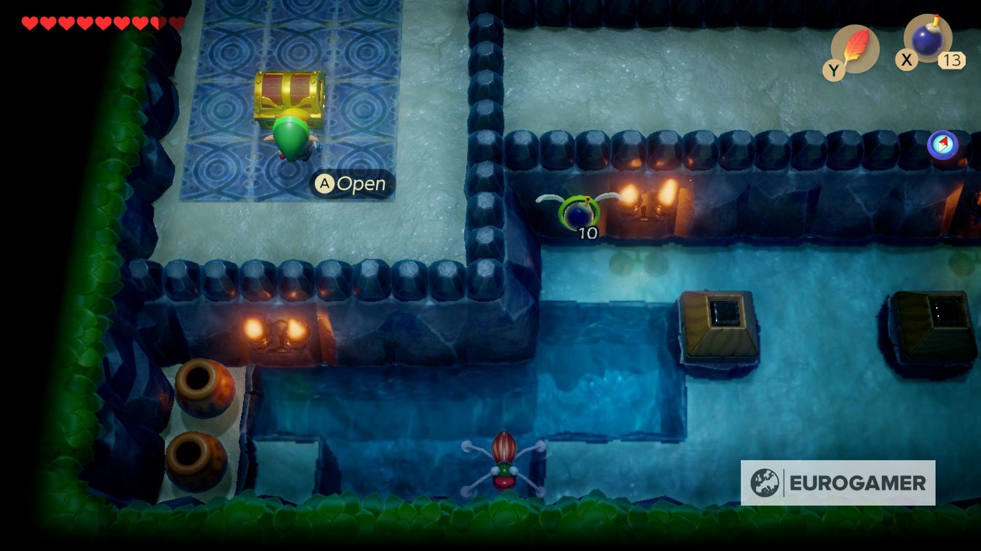 Zelda: Link's Awakening - Angler's Tunnel dungeon explained, where to ...