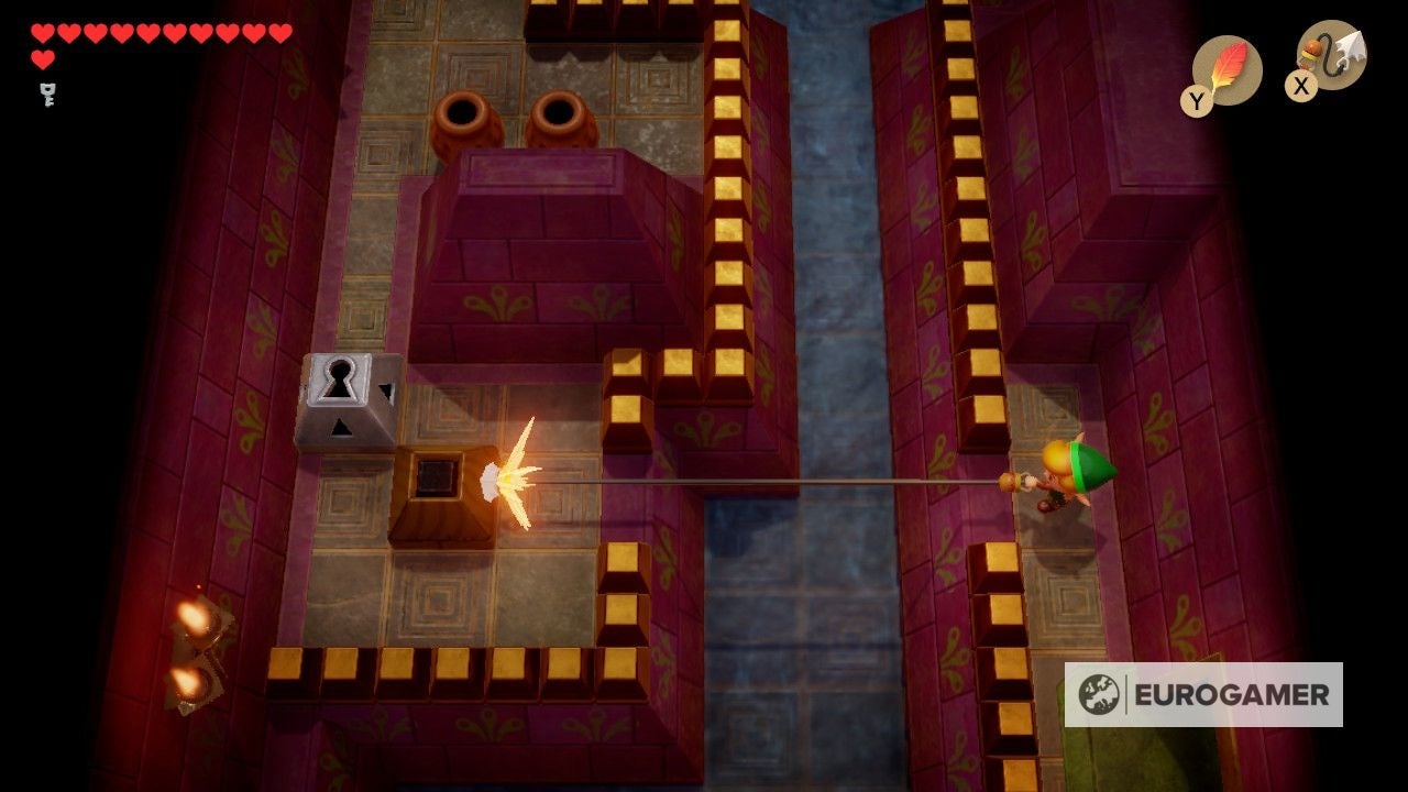 Zelda: Link's Awakening - Face Shrine dungeon explained, chess piece ...