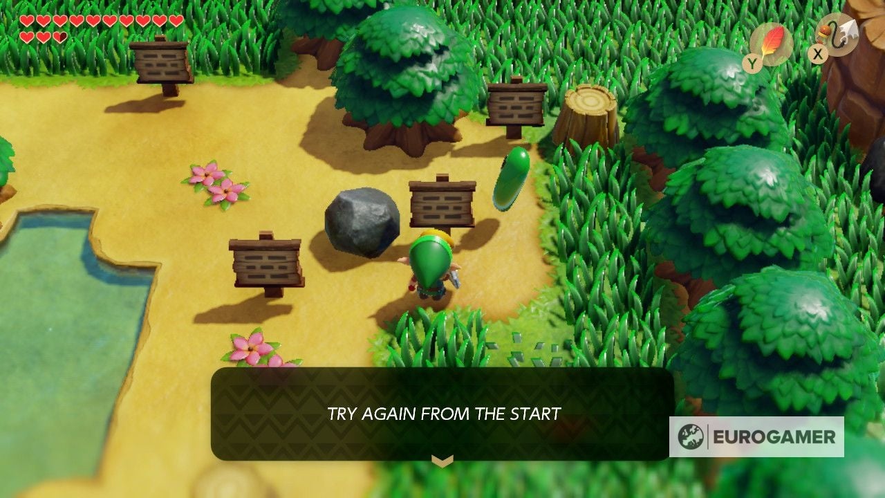 Zelda: Link's Awakening - Bird Key location, Signpost Maze solution and ...