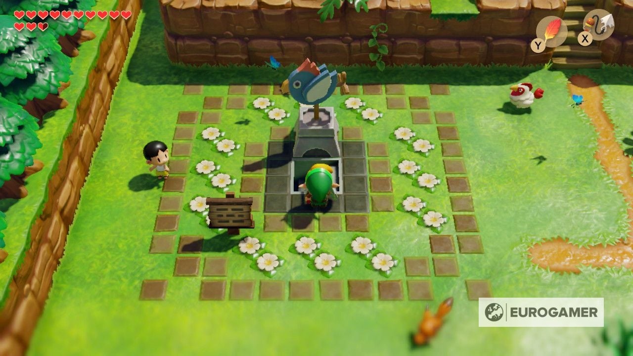 Zelda: Link's Awakening - Bird Key location, Signpost Maze solution and ...