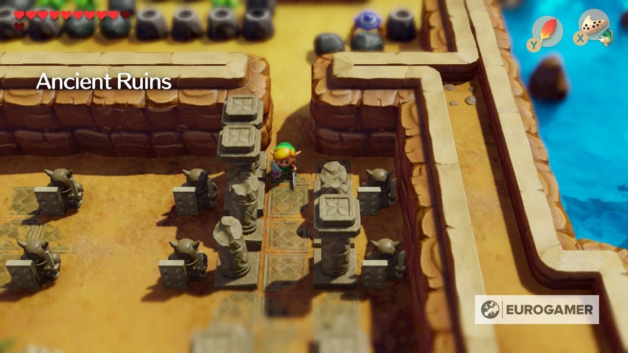 Zelda: Link's Awakening - Ancient Ruins, Armos Knight boss strategy ...