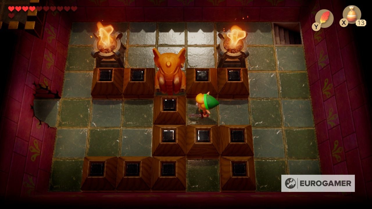 Zelda: Link's Awakening - Face Shrine dungeon explained, chess piece ...