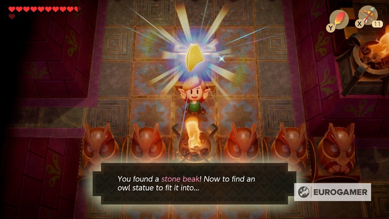 Zelda: Link's Awakening - Face Shrine dungeon explained, chess piece ...