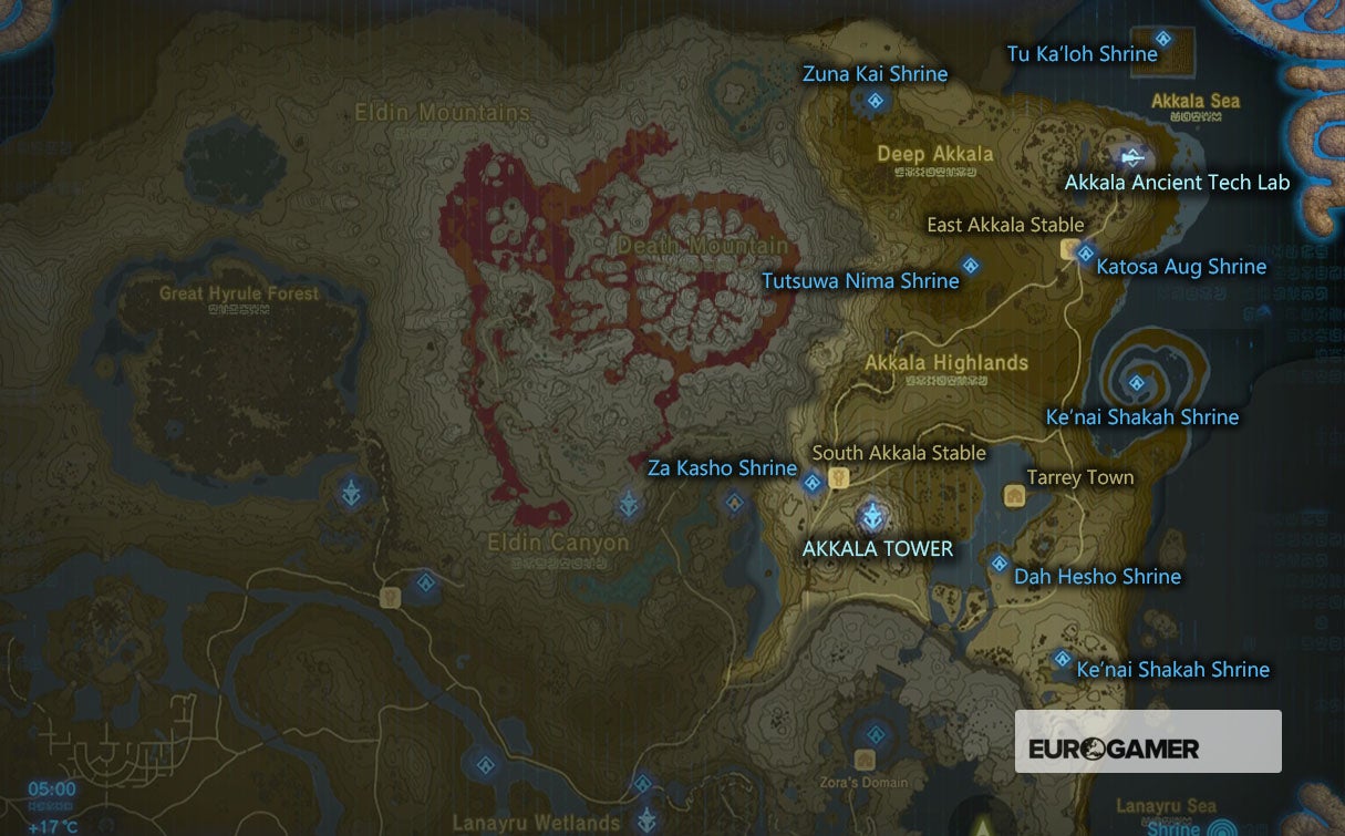 Botw Shrine Map Map Of All Shrines Botw Maps Location Catalog Online