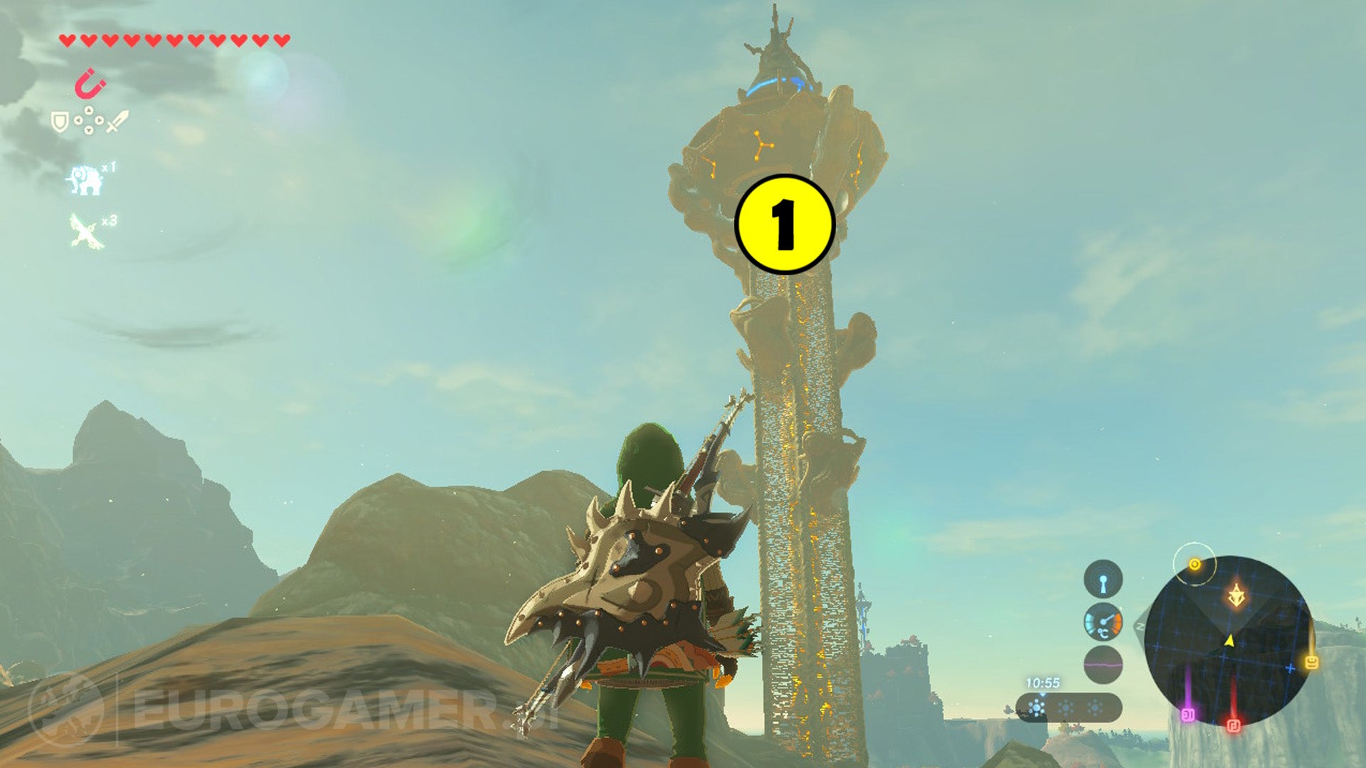 Zelda: Breath of the Wild - jak odkrywać mapę: wieże Sheikah Tower ...